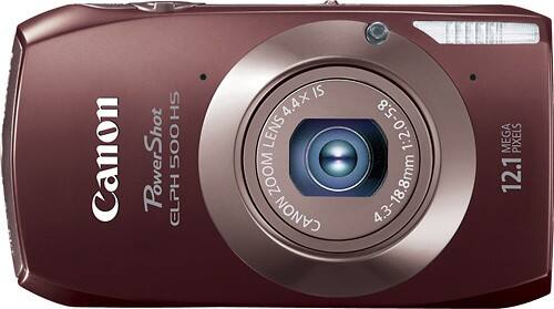 Best Buy: Canon PowerShot 12.1 Megapixel Compact Camera Brown 500 HS