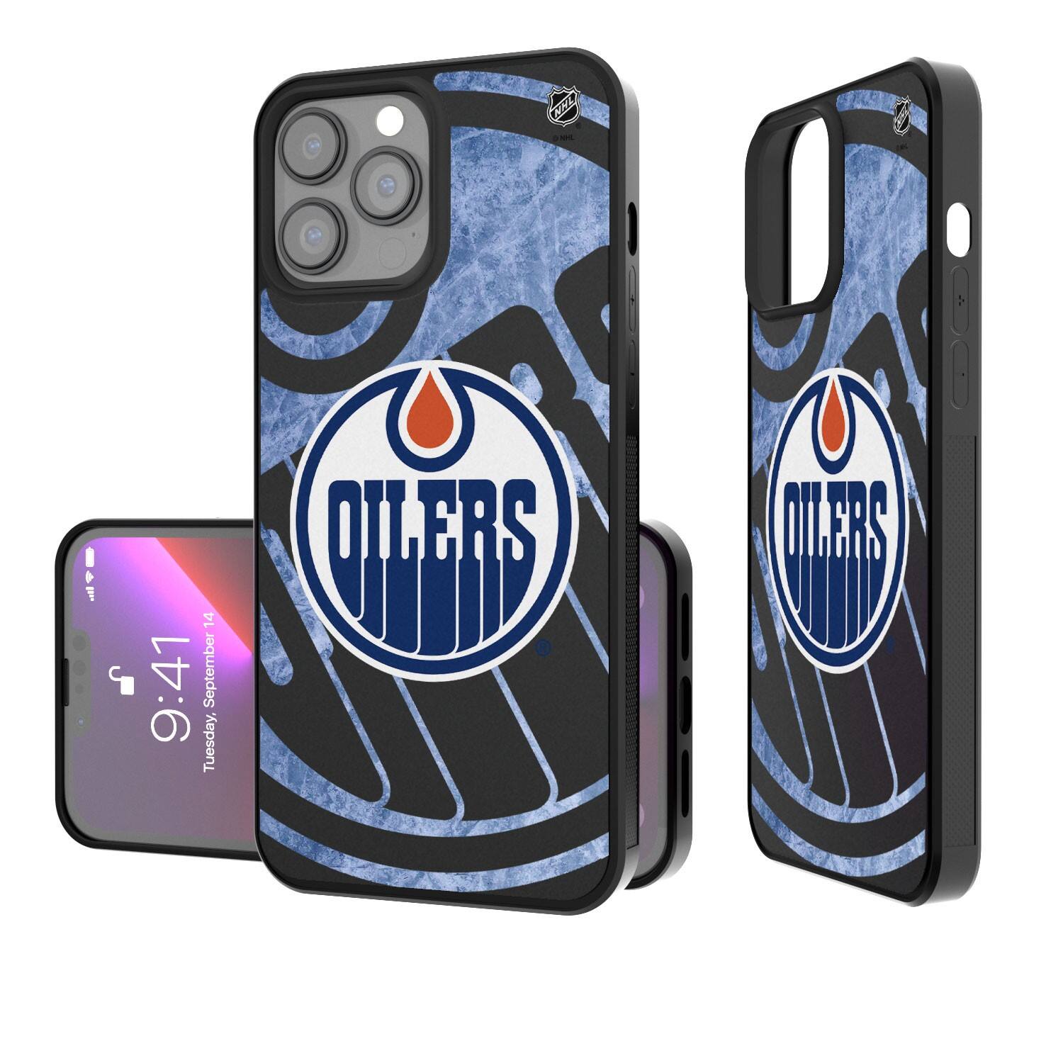 Keyscaper NHL Edmonton Oilers iPhone Tilt Bump Ice Case 15 Pro Max ...