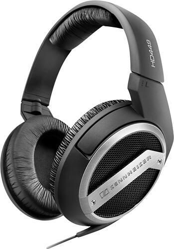 Best Buy: Sennheiser Over-the-Ear Headphones Black HD449