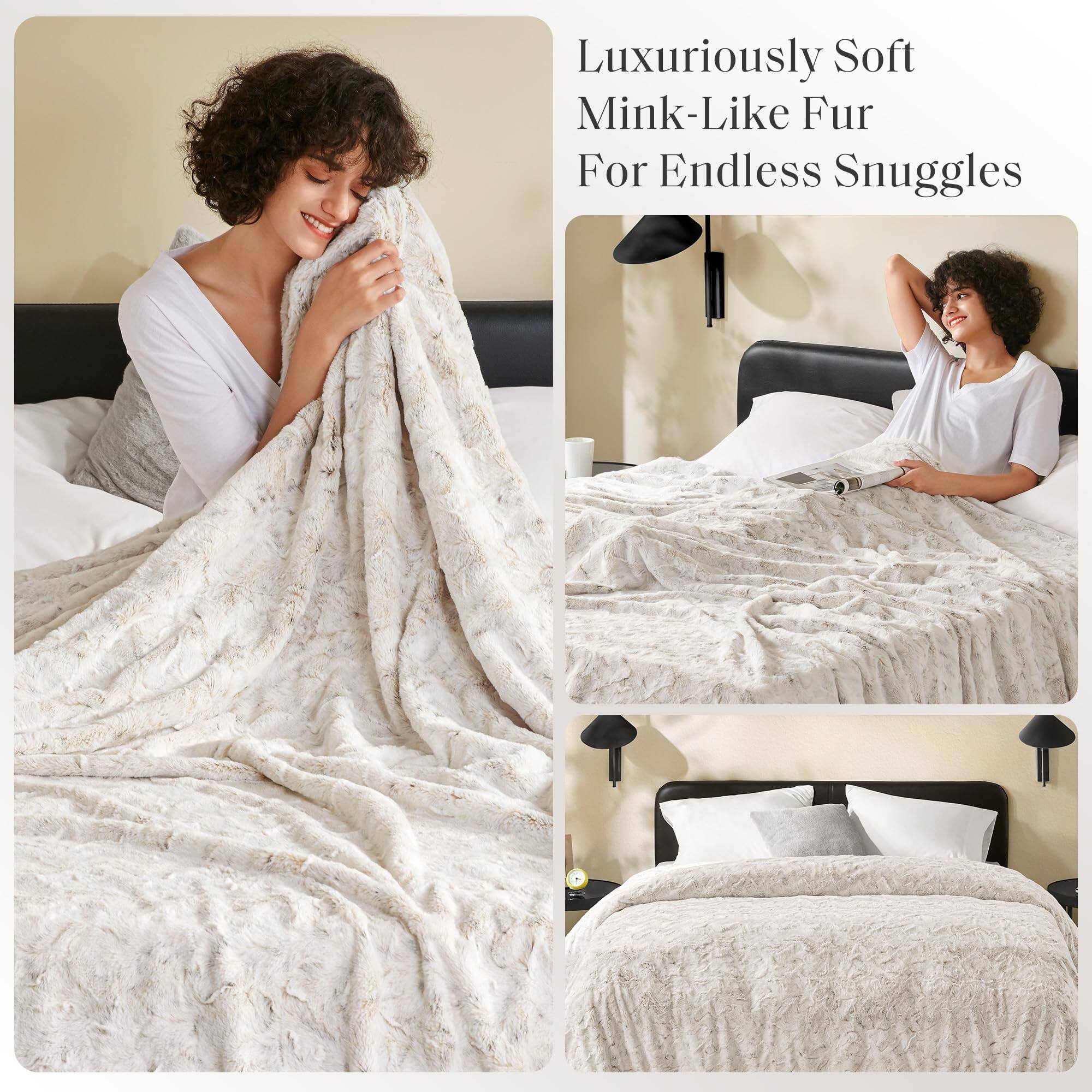 Dapper Styles Ultra soft Poly Reversible Plush All Season Lightweight ...