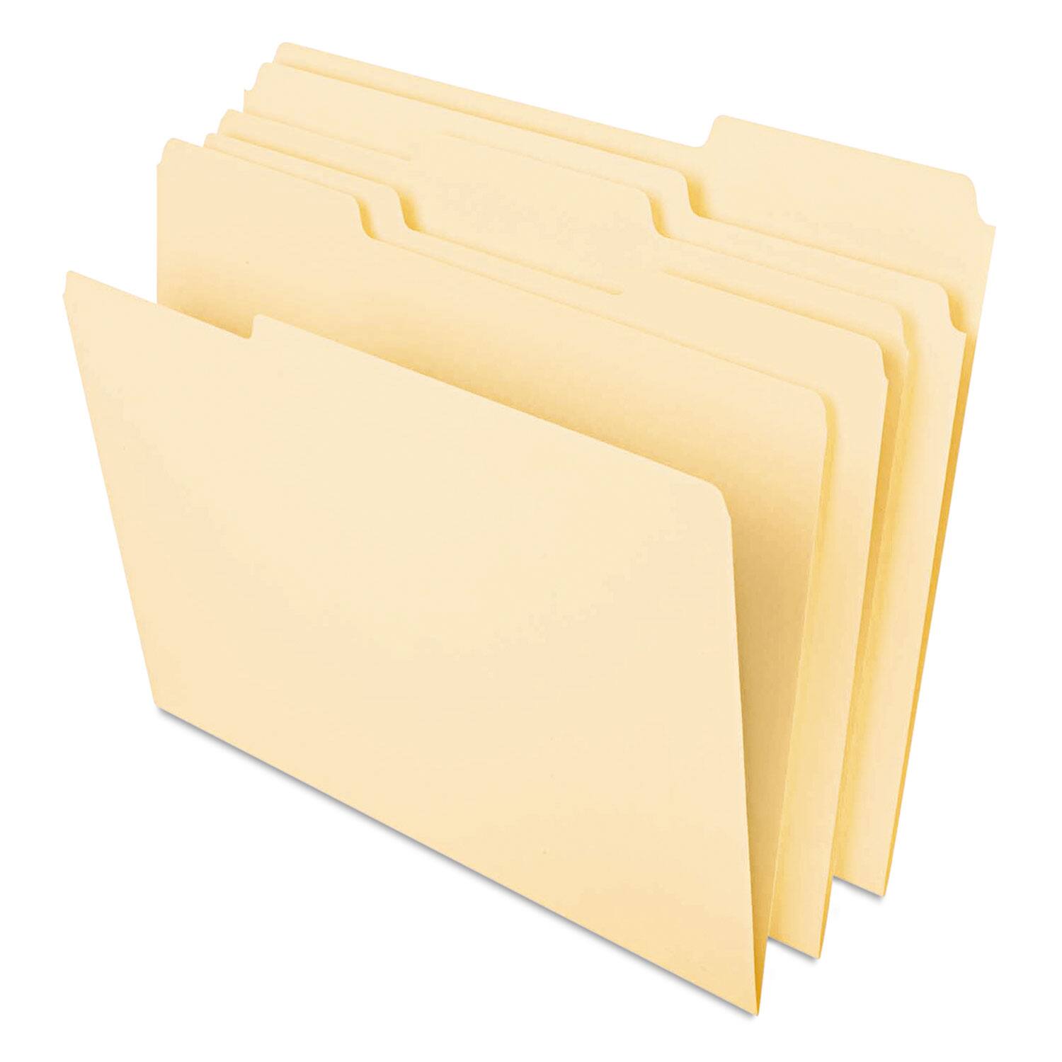 Universal Deluxe Heavyweight File Folders Cut Tabs: Assorted Legal Size ...