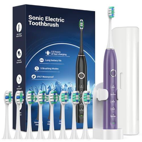 Cozy Serene S5 Upgraded Sonic Electric Toothbrush For Adults And Ages ...