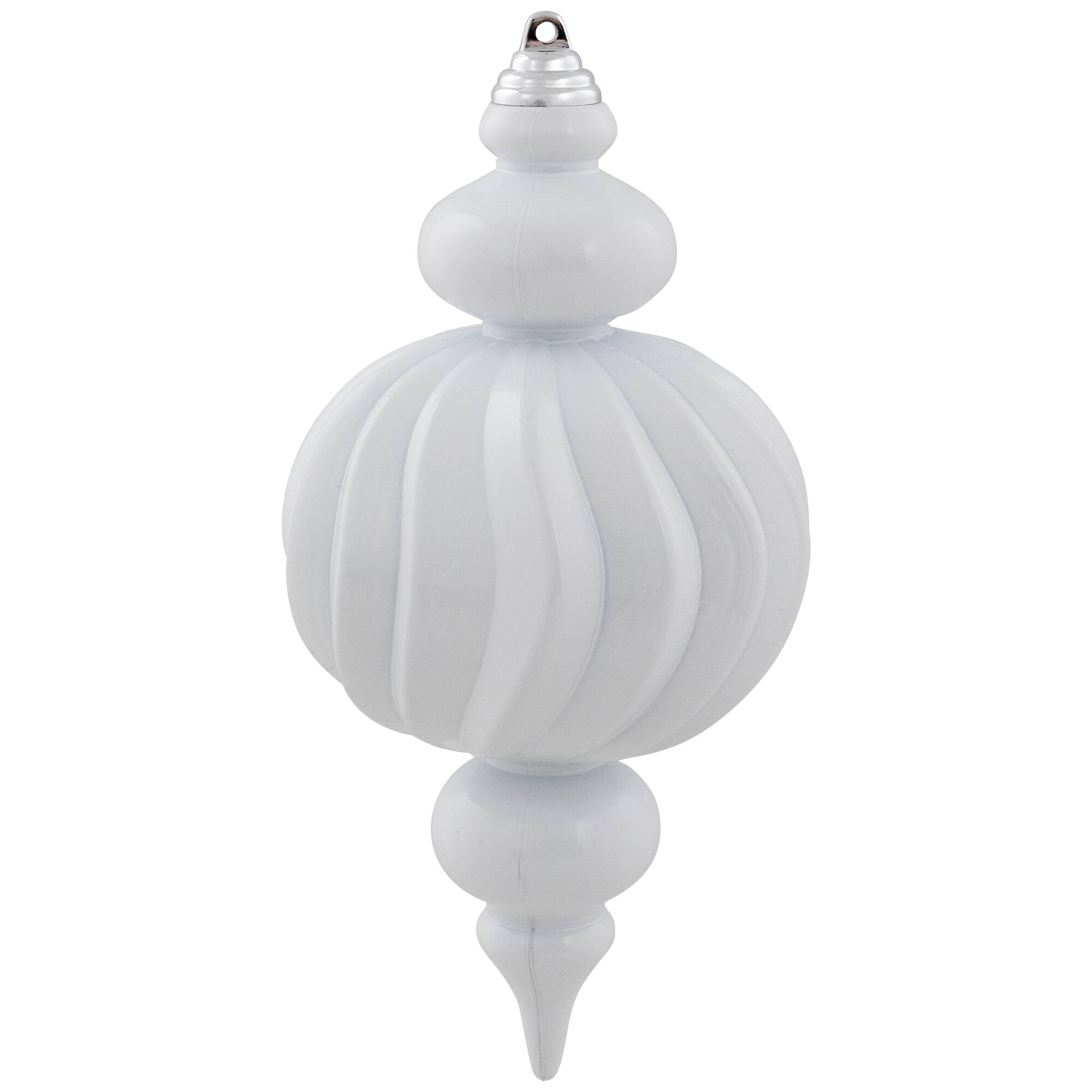 Northlight Commercial Size Shatterproof Finial Christmas Ornaments 10 ...