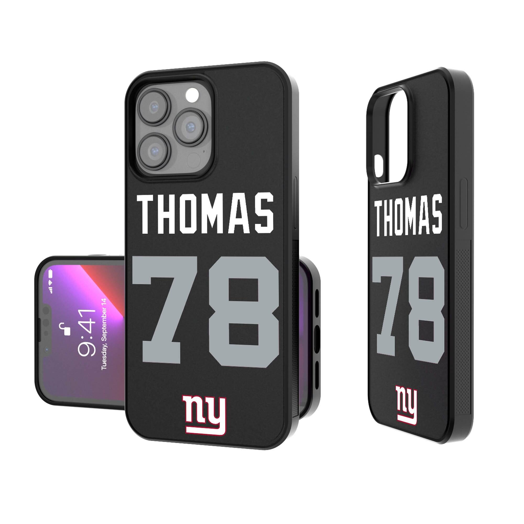 Keyscaper NFL Andrew Thomas New York Giants iPhone Bump Case 15 Pro Max ...