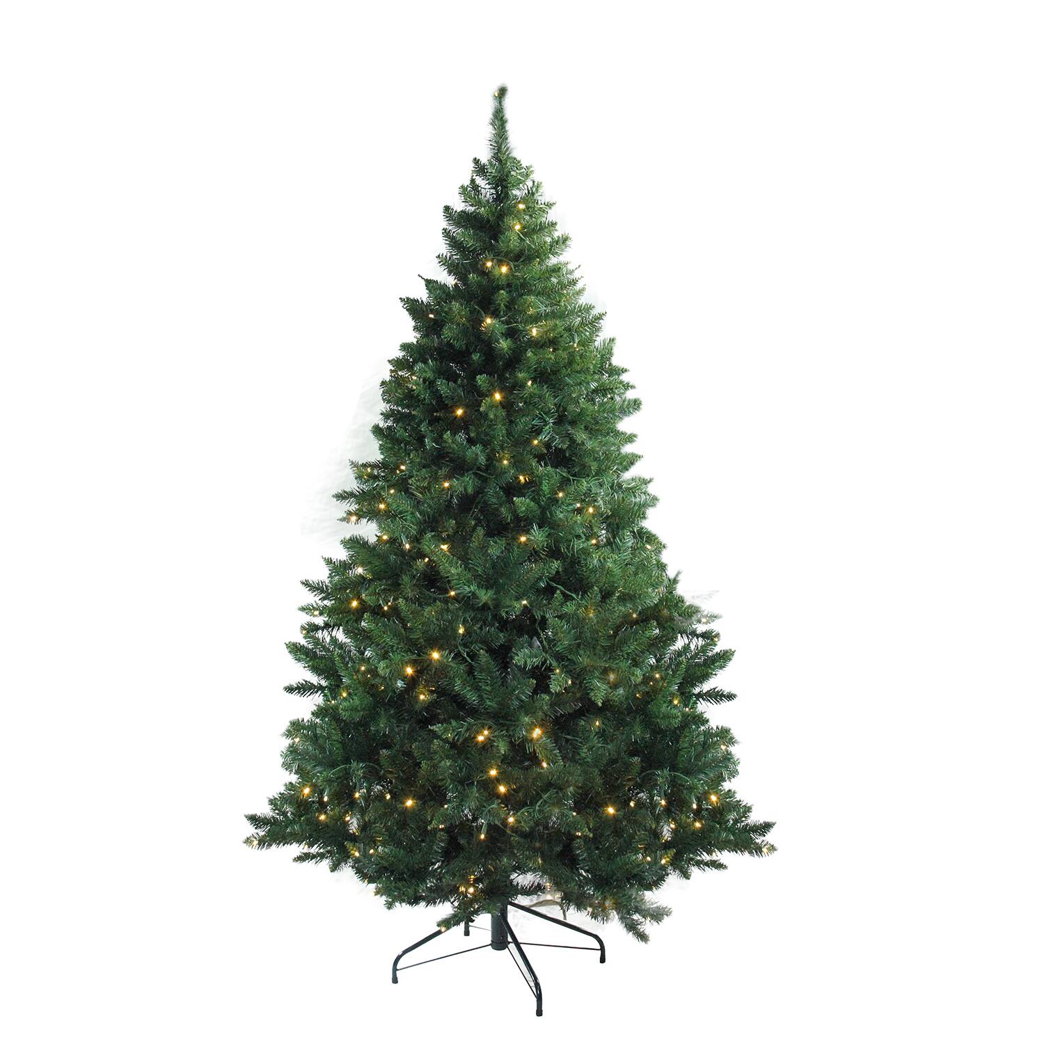 Northlight 9.5' Pre Lit Full Buffalo Fir Artificial Christmas Tree Warm ...