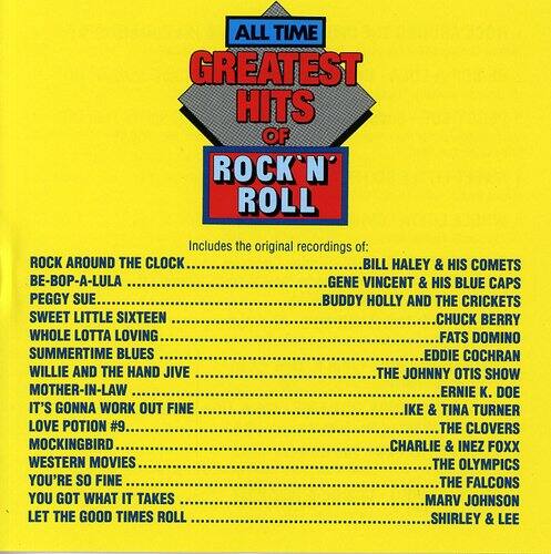 Various Artists All Time Greatest Rock N Roll / Various COMPACT DISCS ...