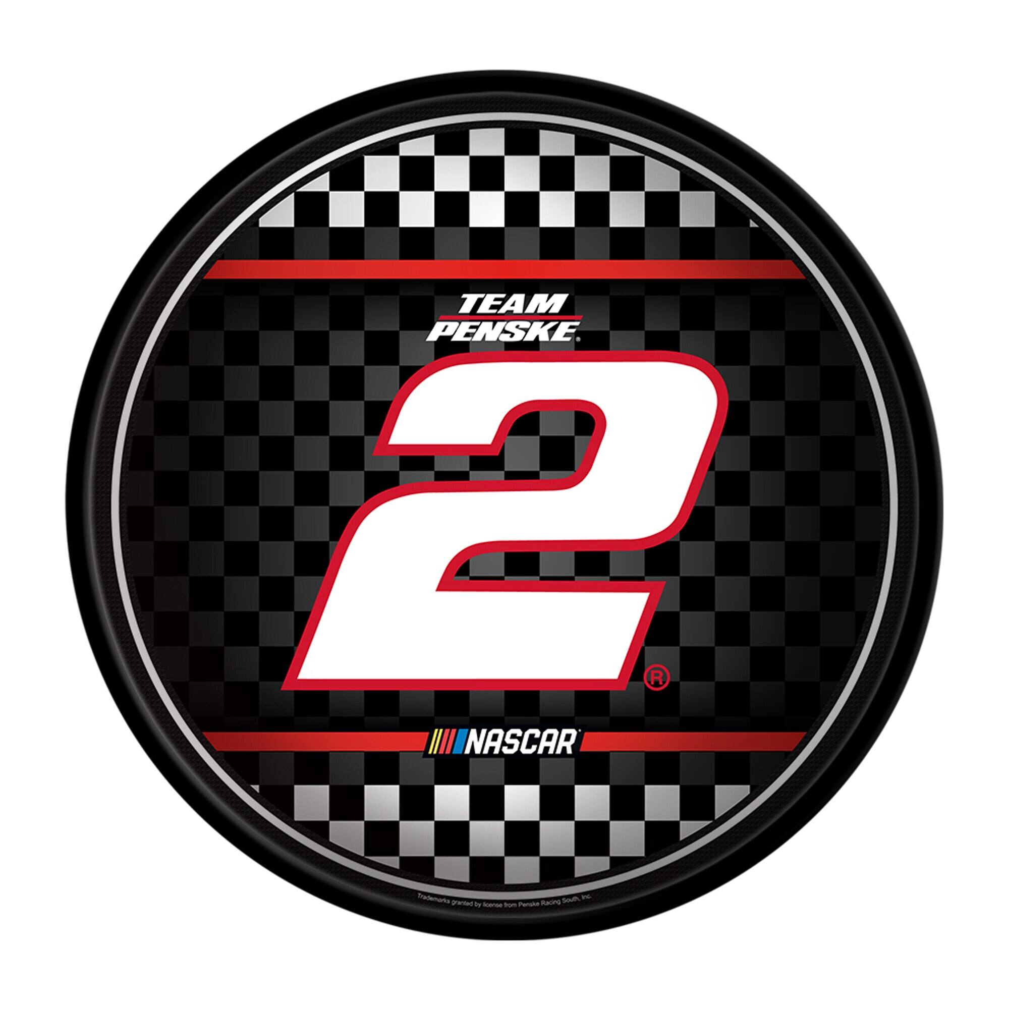 The Fan Brand Austin Cindric 17.5" Modern Disc Wall Sign Multicolor ...