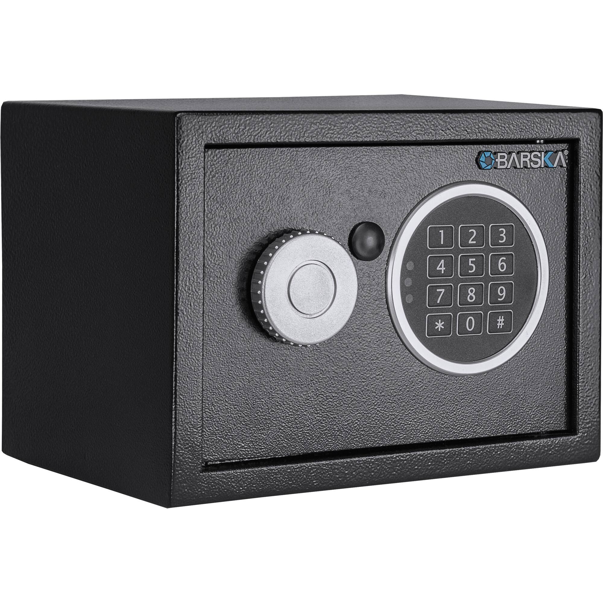 Barska Digital Keypad Home & Office Steel Security Safe Lock Box with ...