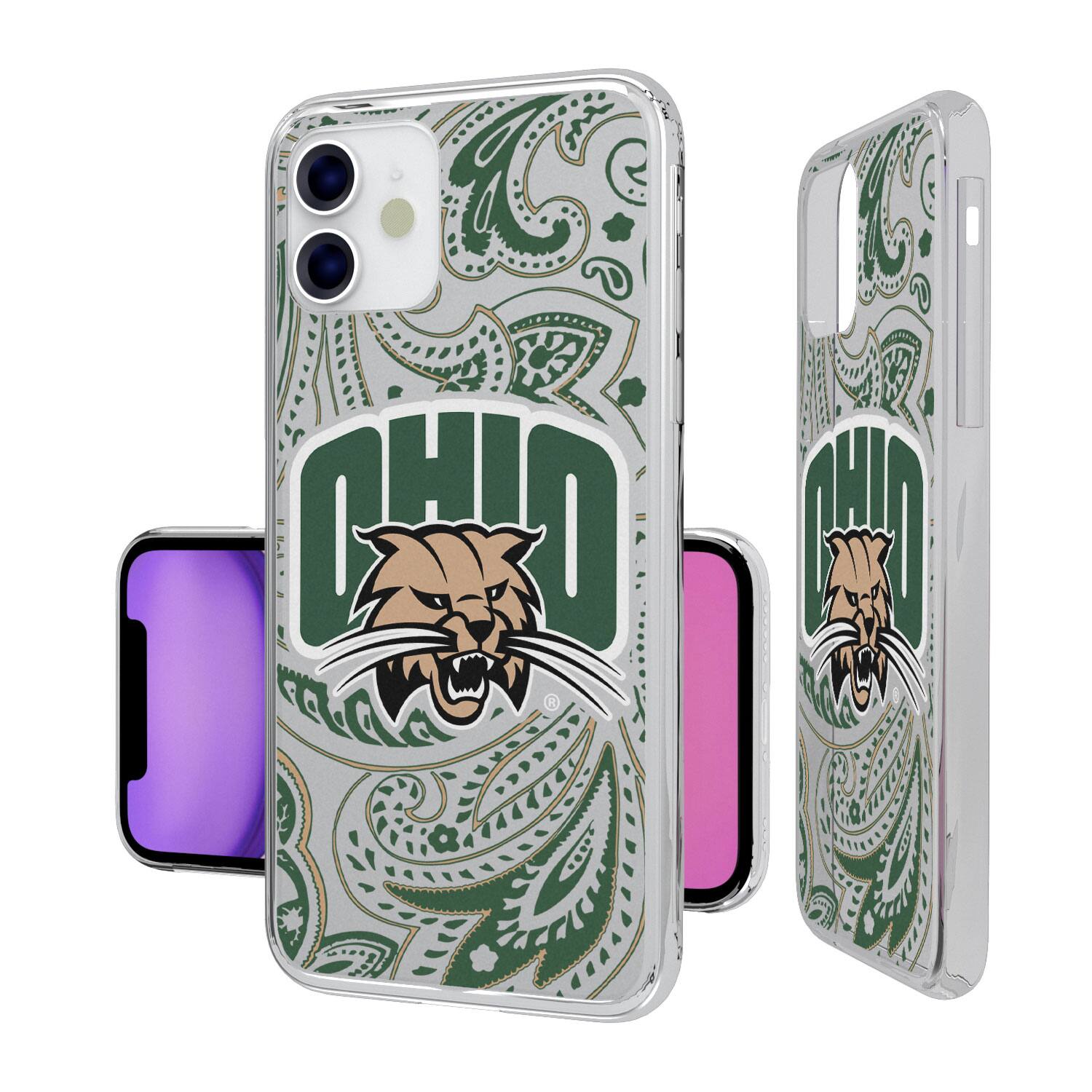 Keyscaper NCAA Ohio Bobcats iPhone Paisley Design Clear Case 15 ...