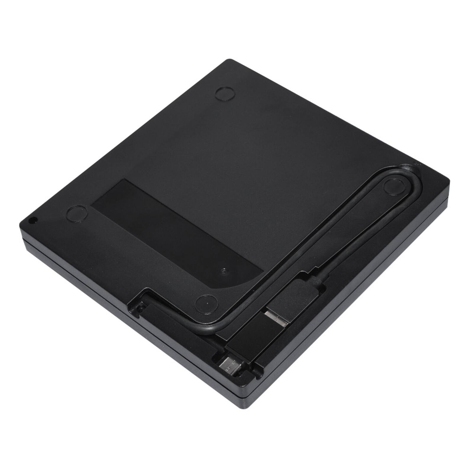 Topteng Type C & USB 3.0 External DVD Drive Slim Portable CD/DVD Burner ...