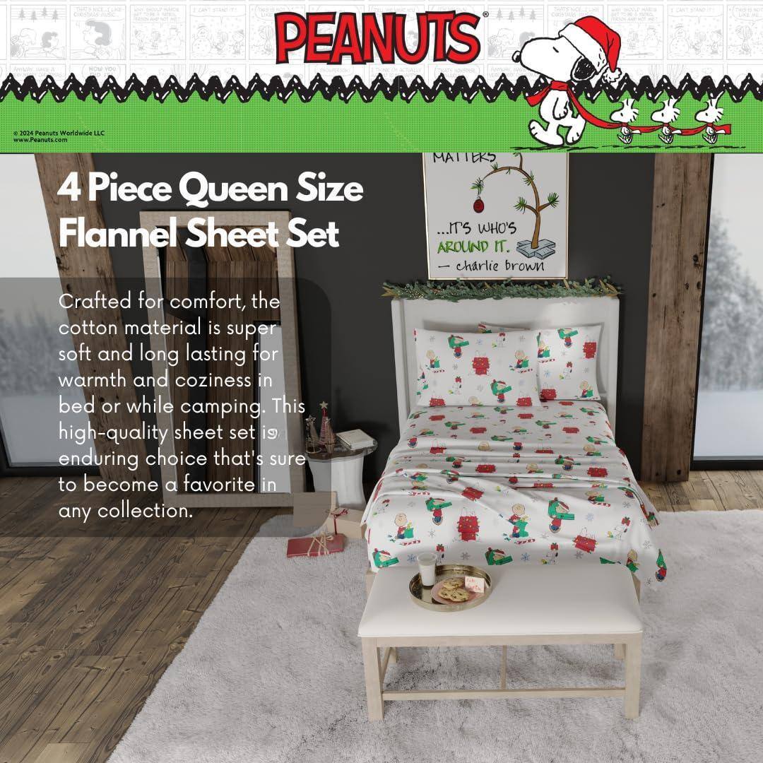 Dapper Styles Peanuts Charlie Holiday Christmas Bedding Super Soft ...
