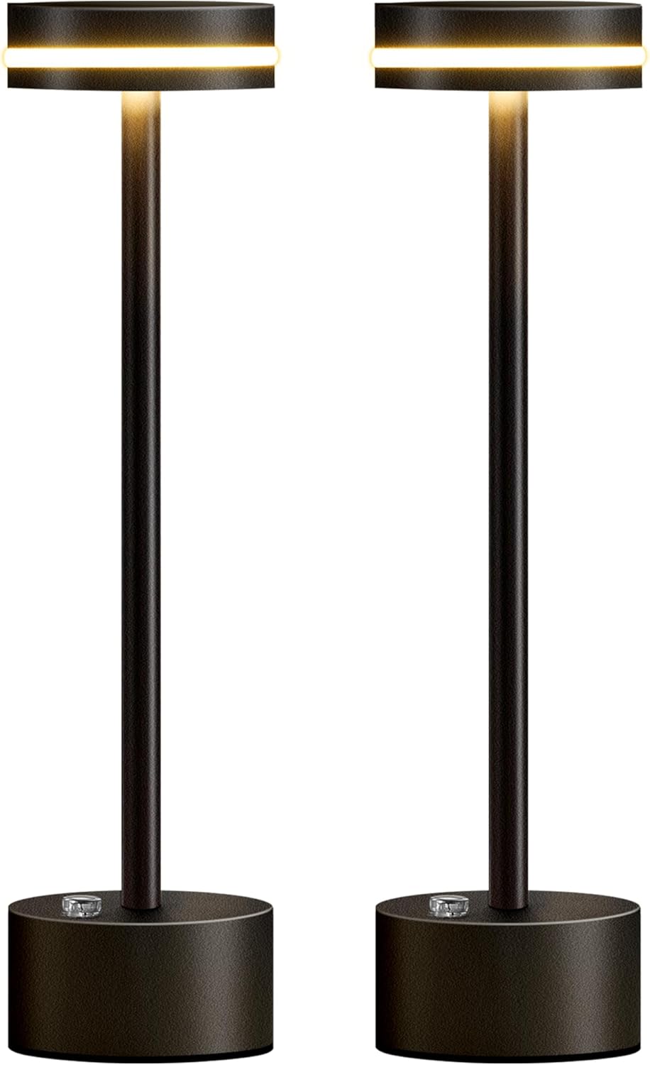 Stamp n Camp PUSU Table Lamps with Touch Control Cordless Battery ...