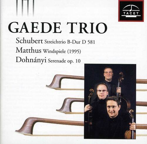 Gaede Trio Berlin Gaede Trio Plays Schubert COMPACT DISCS [CD] - Best Buy