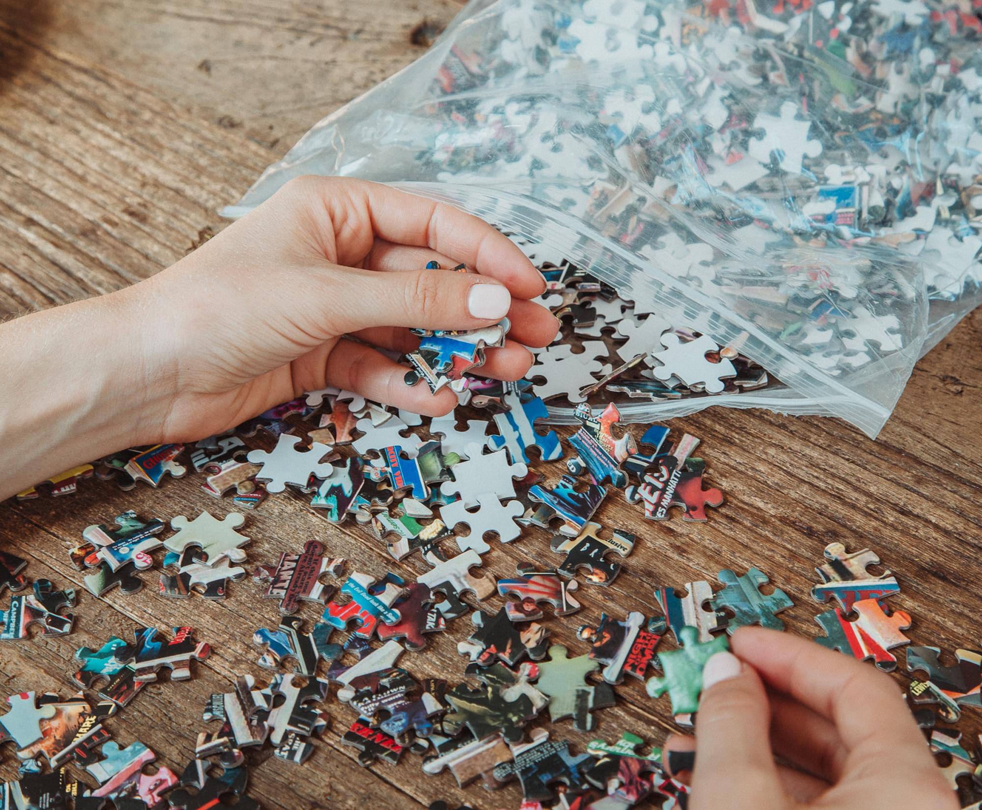 Horror VHS Cemetery 1000 Piece Jigsaw Puzzle | Toynk Exclusive Multi ...