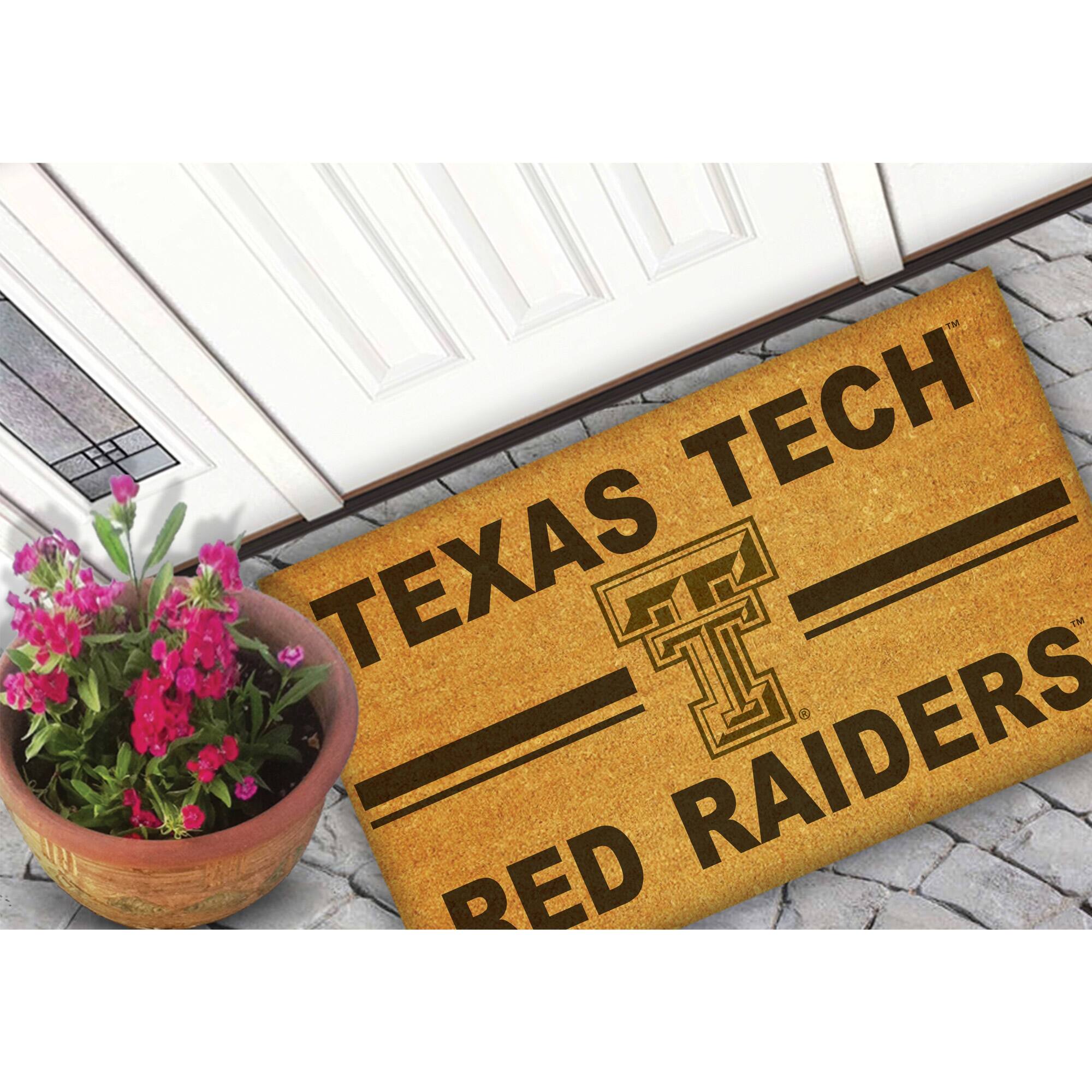 Jardine Texas Tech Red Raiders 18" x 30" Team Logo Doormat Brown ...
