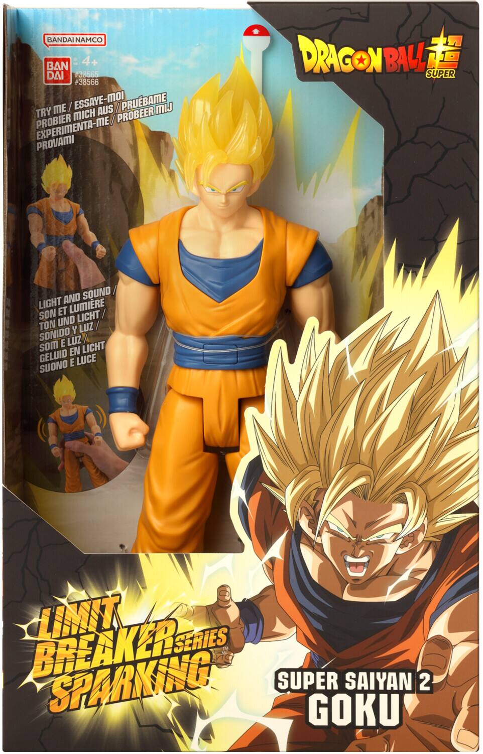 Bandai Dragon Ball Super Limit Breaker: Sparking Super Saiyan 2 Goku ...