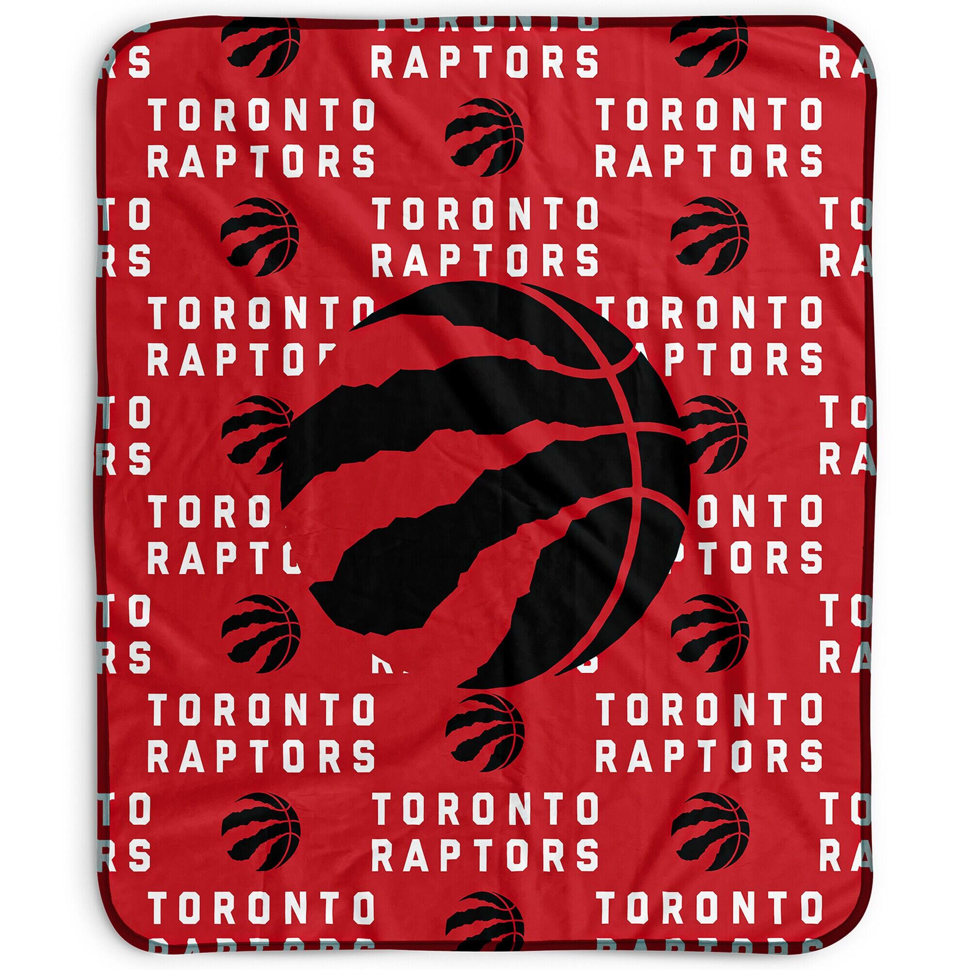 Pegasus Toronto Raptors 50" x 60" Repeat Wordmark Fleece Blanket ...