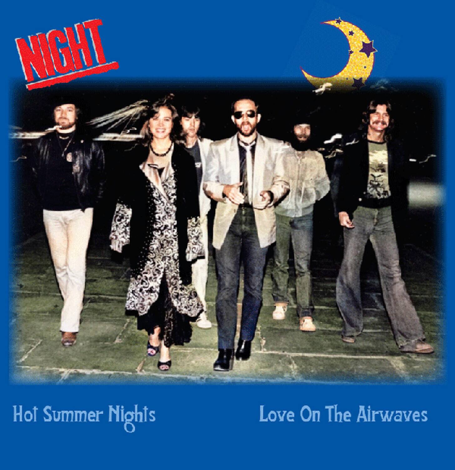 The Night Hot Summer Nights / Love On The Airwaves (Light Blue) 7 INCH ...