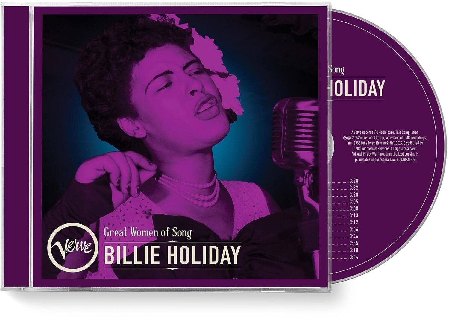 Billie Holiday Great Women Of Song: Billie Holiday COMPACT DISCS [CD ...
