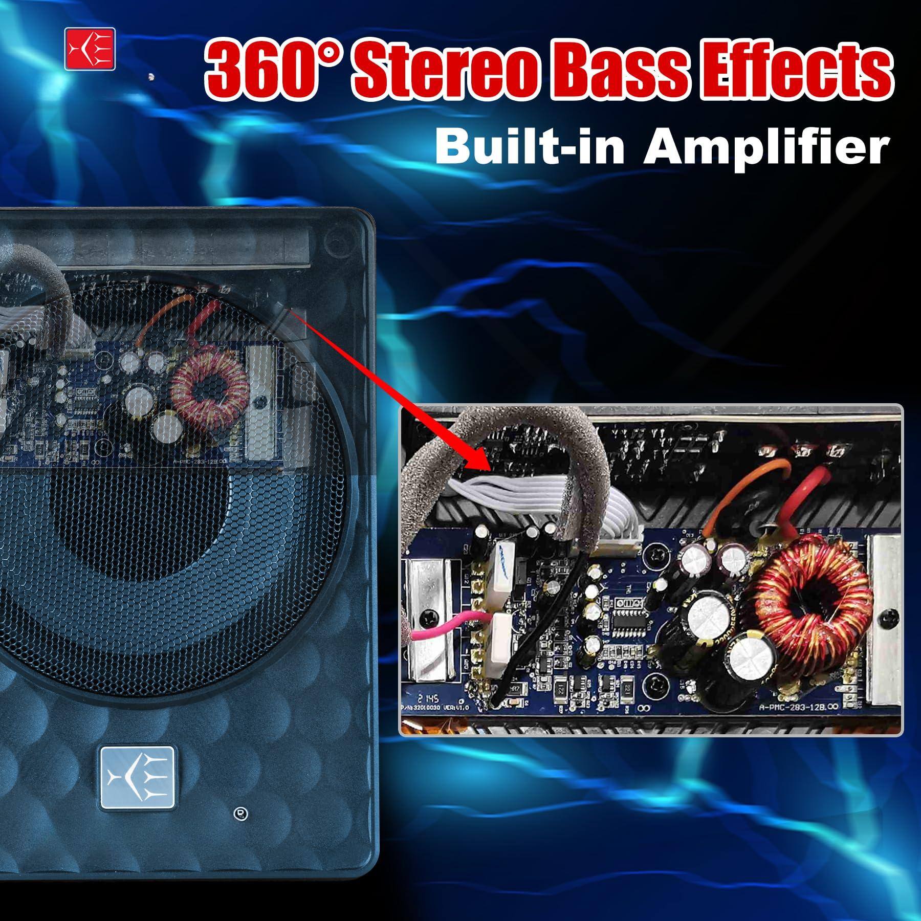 Dazzling Pops Soda 10asw 480w Max Power 120w Rms Compact Underseat Car ...