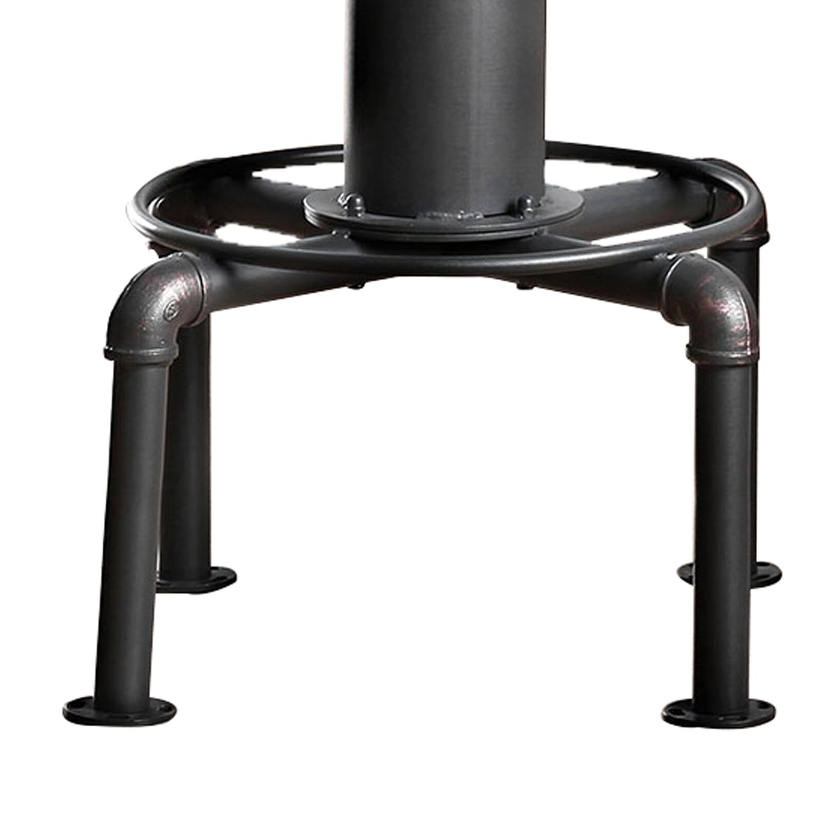 Manhattan Lane Bar Table with Fire Hydrant Style Metal Base Black and ...