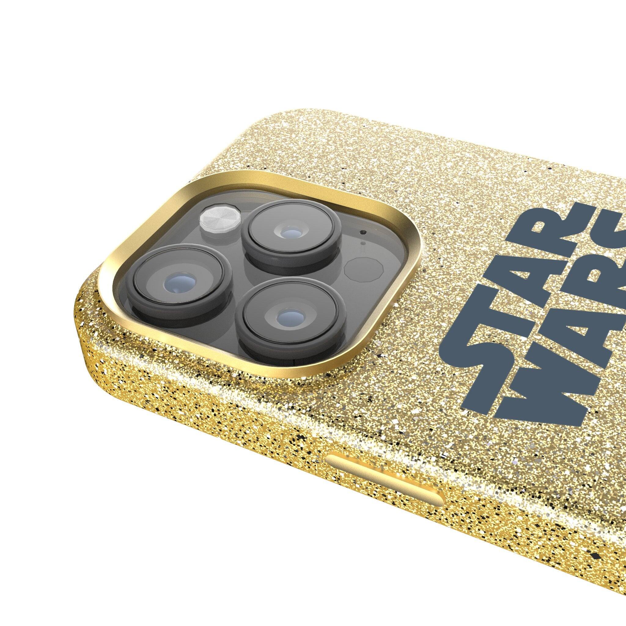 Keyscaper Star Wars: The Mandalorian Color Block Gold Bling Phone Case ...