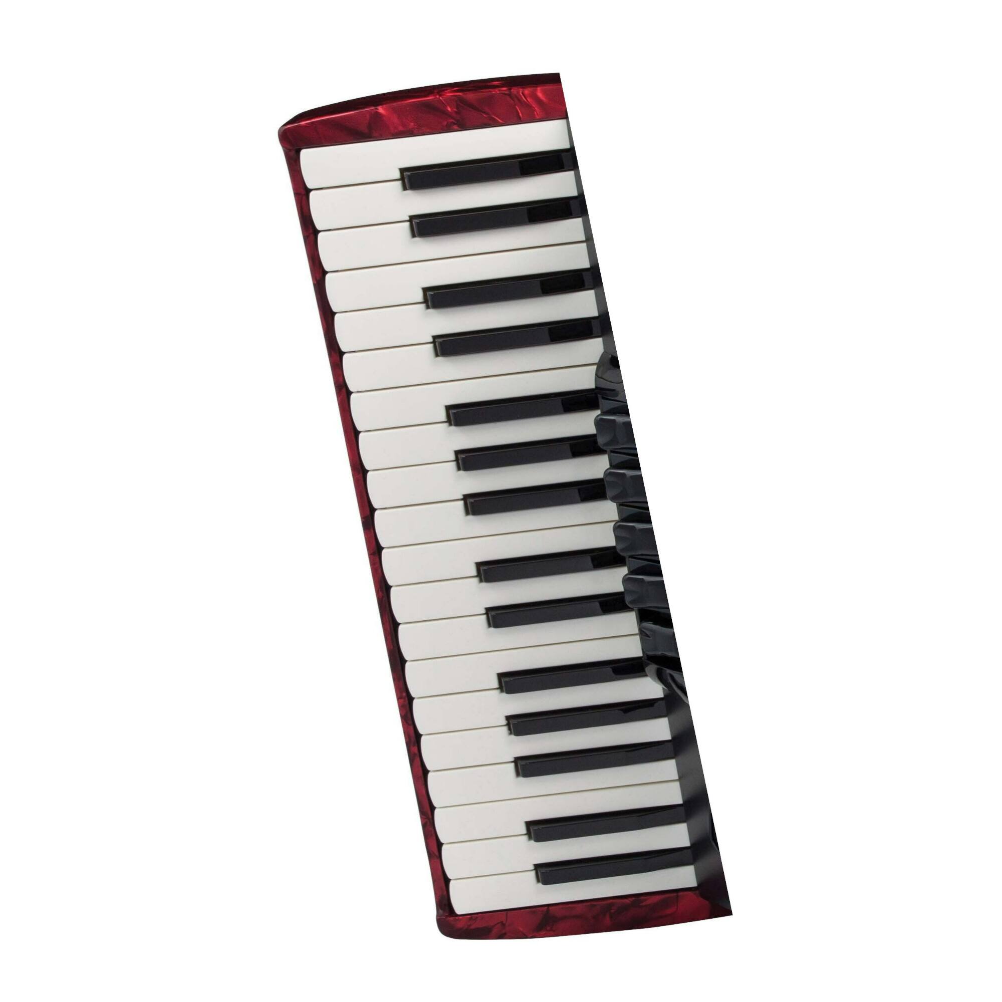 Hohner Bravo III 72 Chromatic Piano Key Accordion (Pearl Red) BR72RED ...