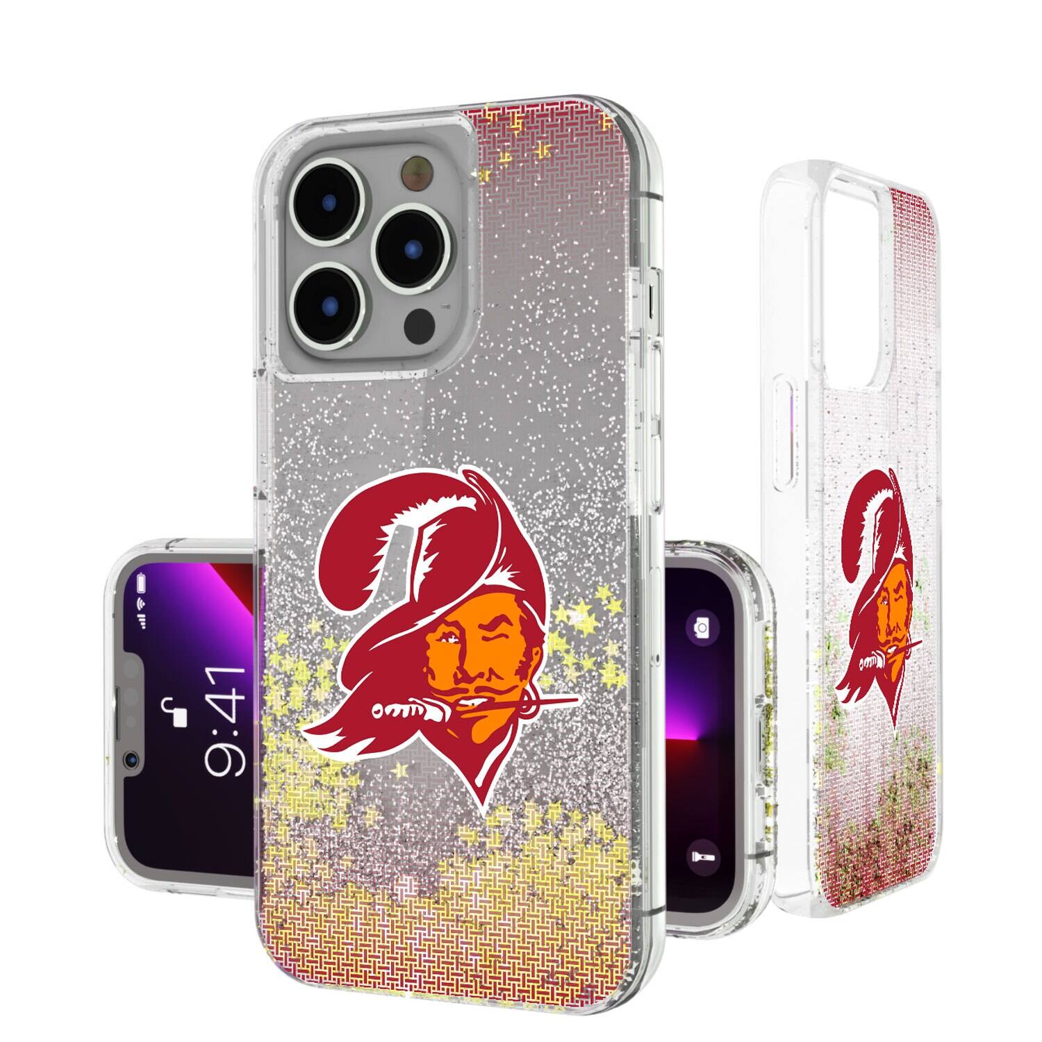 Keyscaper NFL Tampa Bay Buccaneers Linen Logo iPhone Glitter Case 16 ...