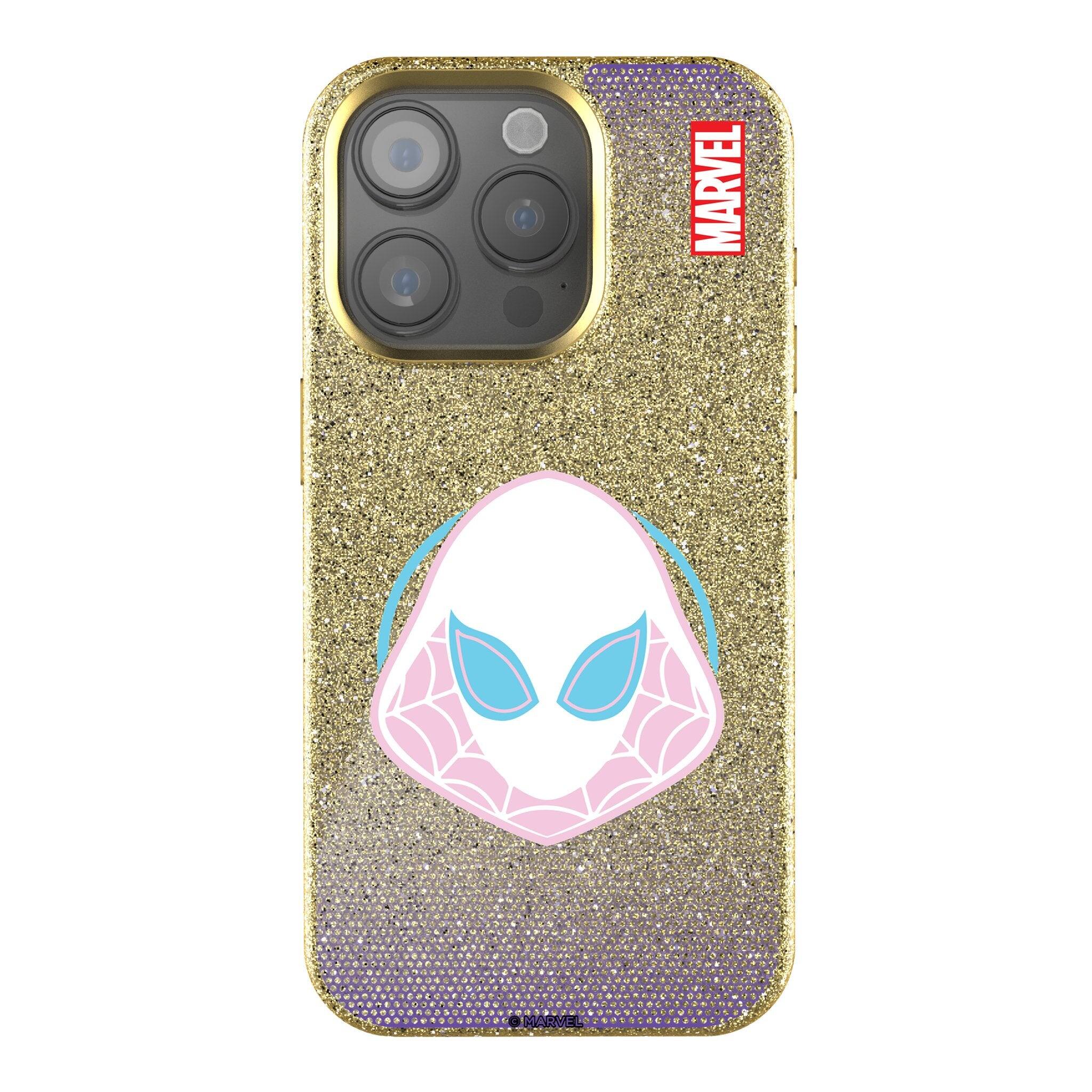 Keyscaper Marvel Grid Gold Bling Phone Case Apple iPhone 15 Pro Max ...