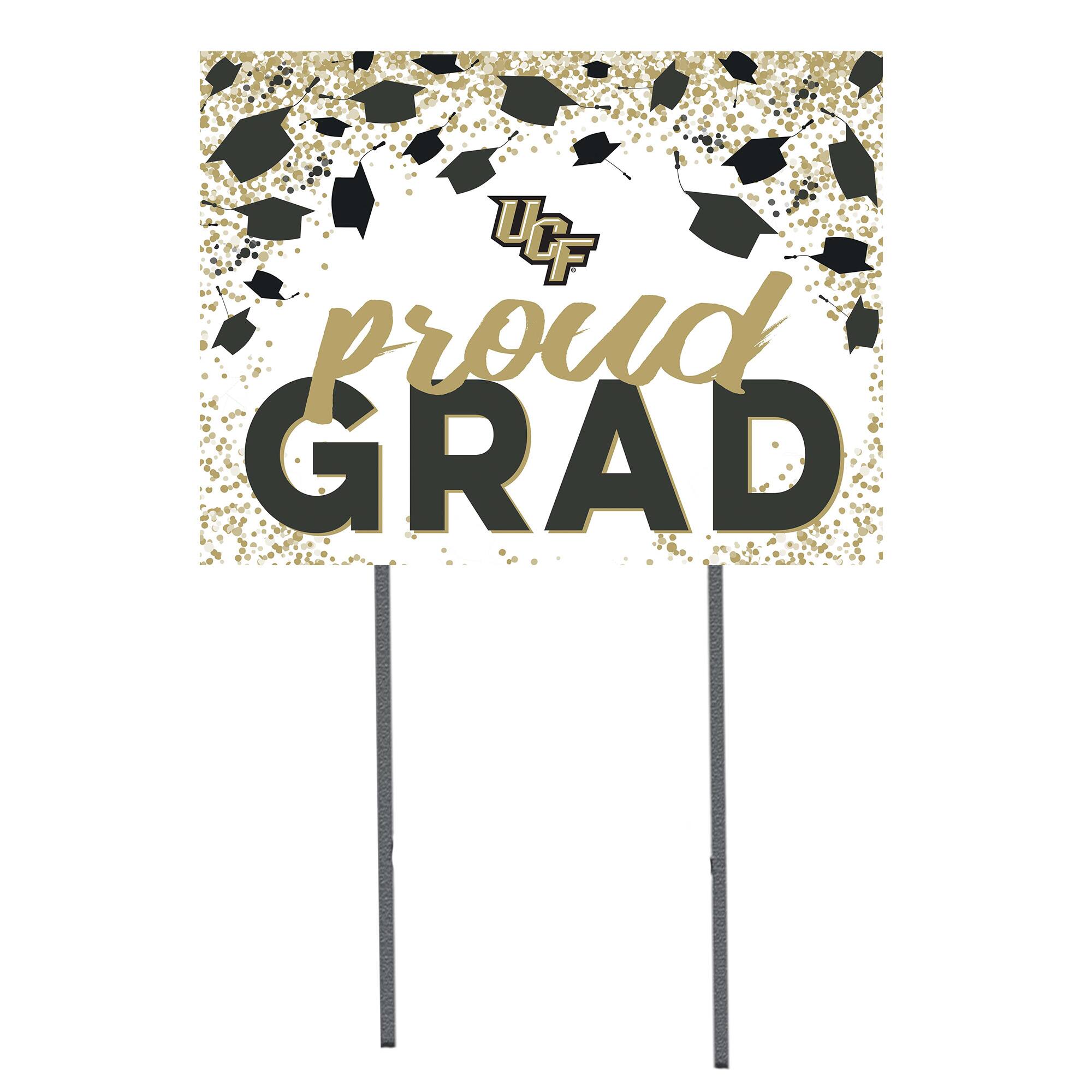 Jardine UCF Knights 18'' x 24'' Grad Yard Sign White 4965891 - Best Buy