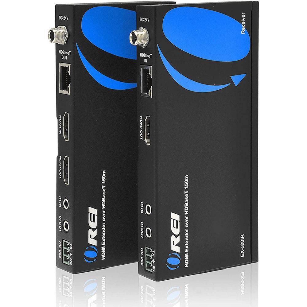 Orei 1080p HDBaseT HDMI Extender (Loop) 500ft (cat6) EX 500IR Black EX ...