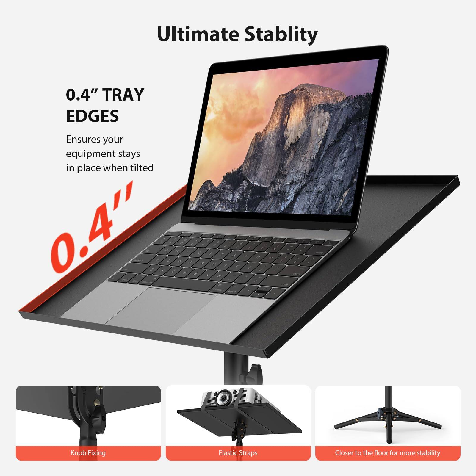 Cedar Assembly 2025 Upgraded Projector Tripod Stand Height 23 5 To 45 ...