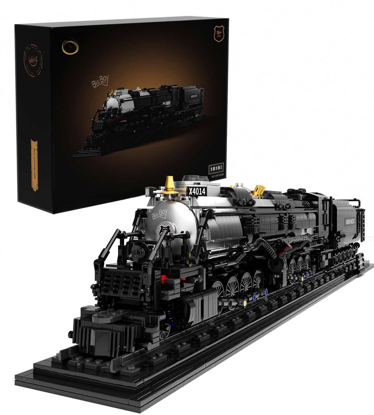 Jadie Link Big Boy Locomotive Articulated Steam Building Block Set ...