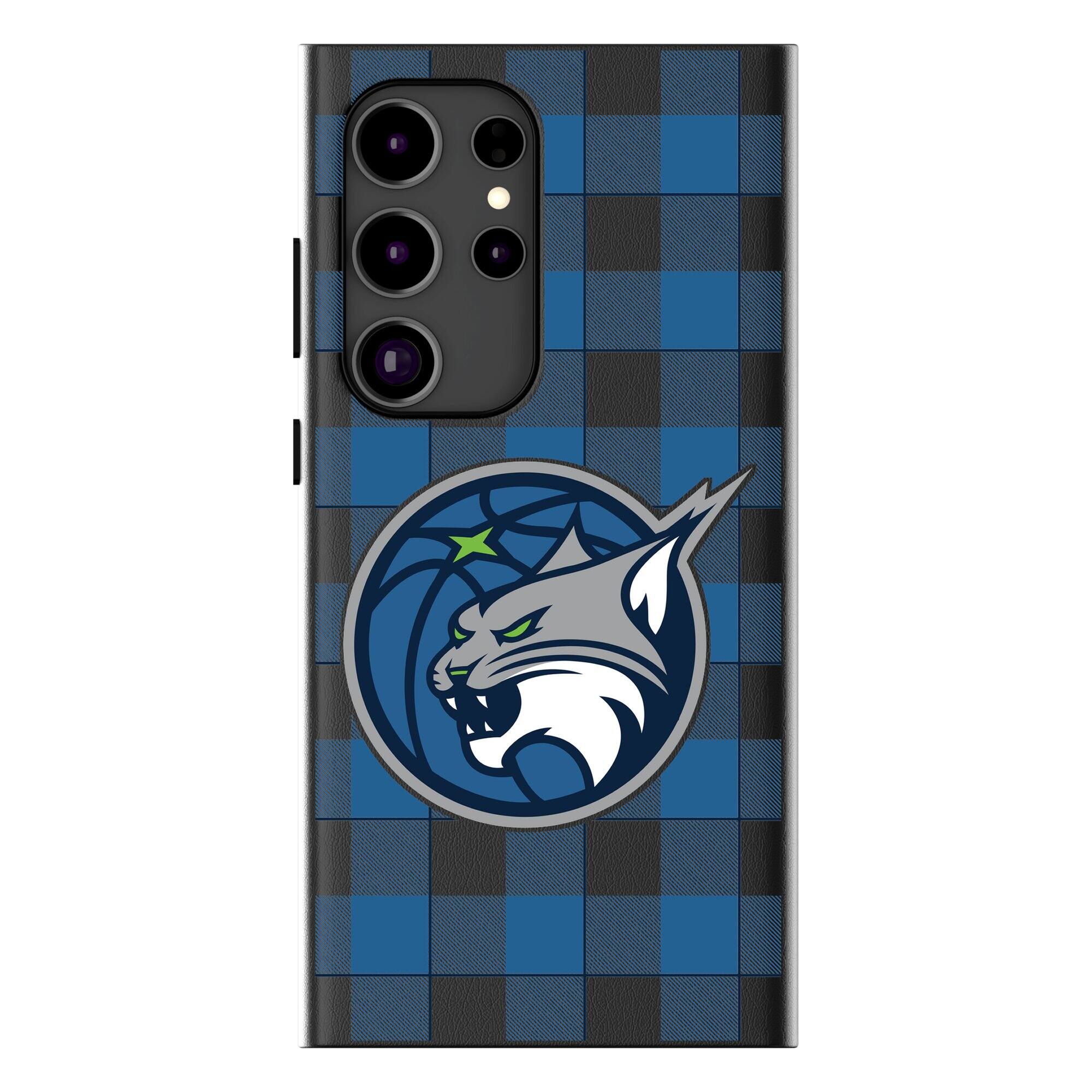 Keyscaper WNBA Minnesota Lynx Plaid Galaxy Magnetic Bump Case S24 Ultra ...