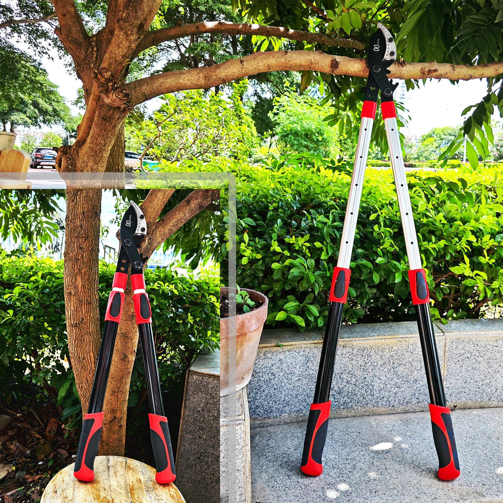JETRANSPORT Loppers For Gardening Heavy Duty Tree Pruner With 26'' To ...