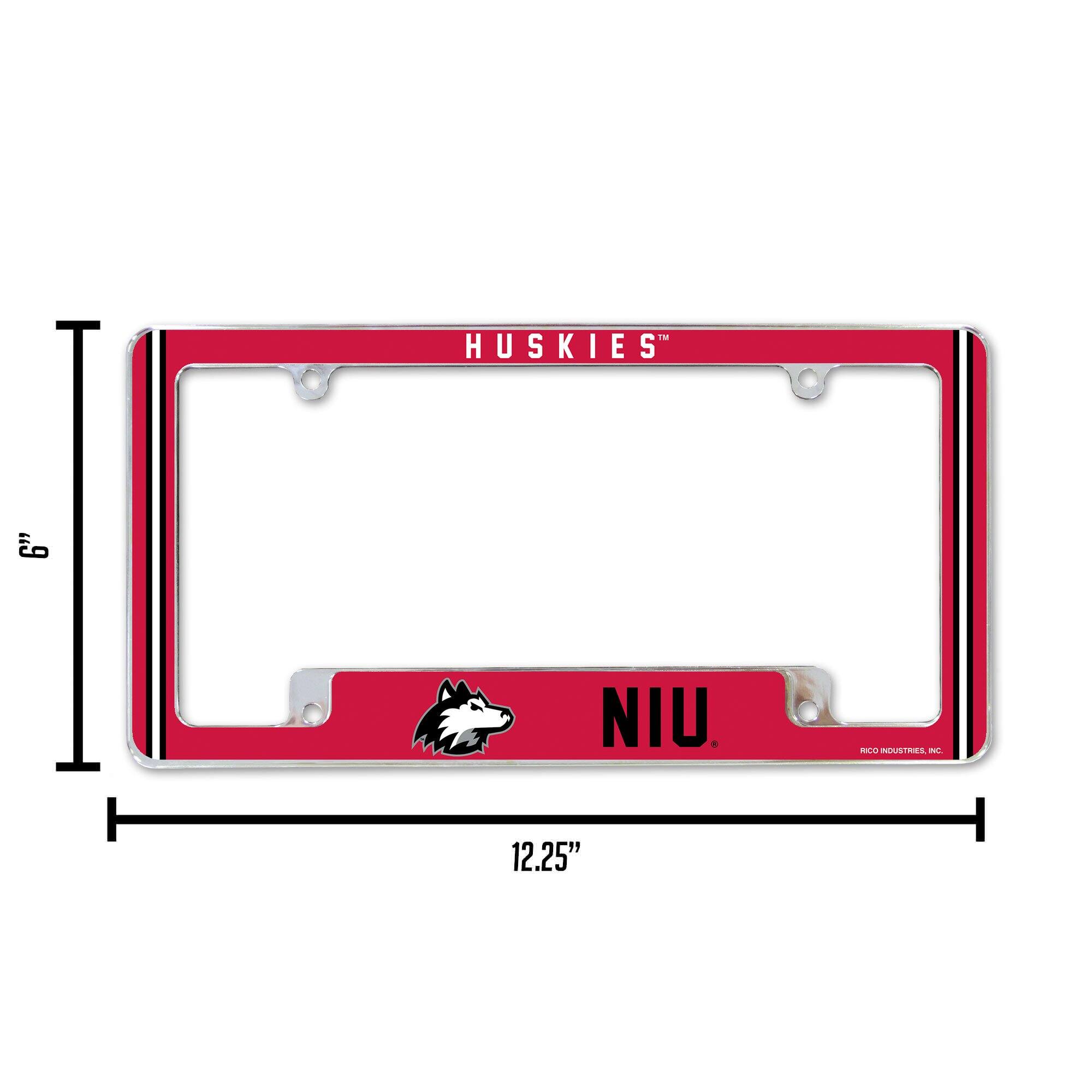 Rico Industries Northern Illinois NIU NCAA Huskies (Set of 2) Chrome ...
