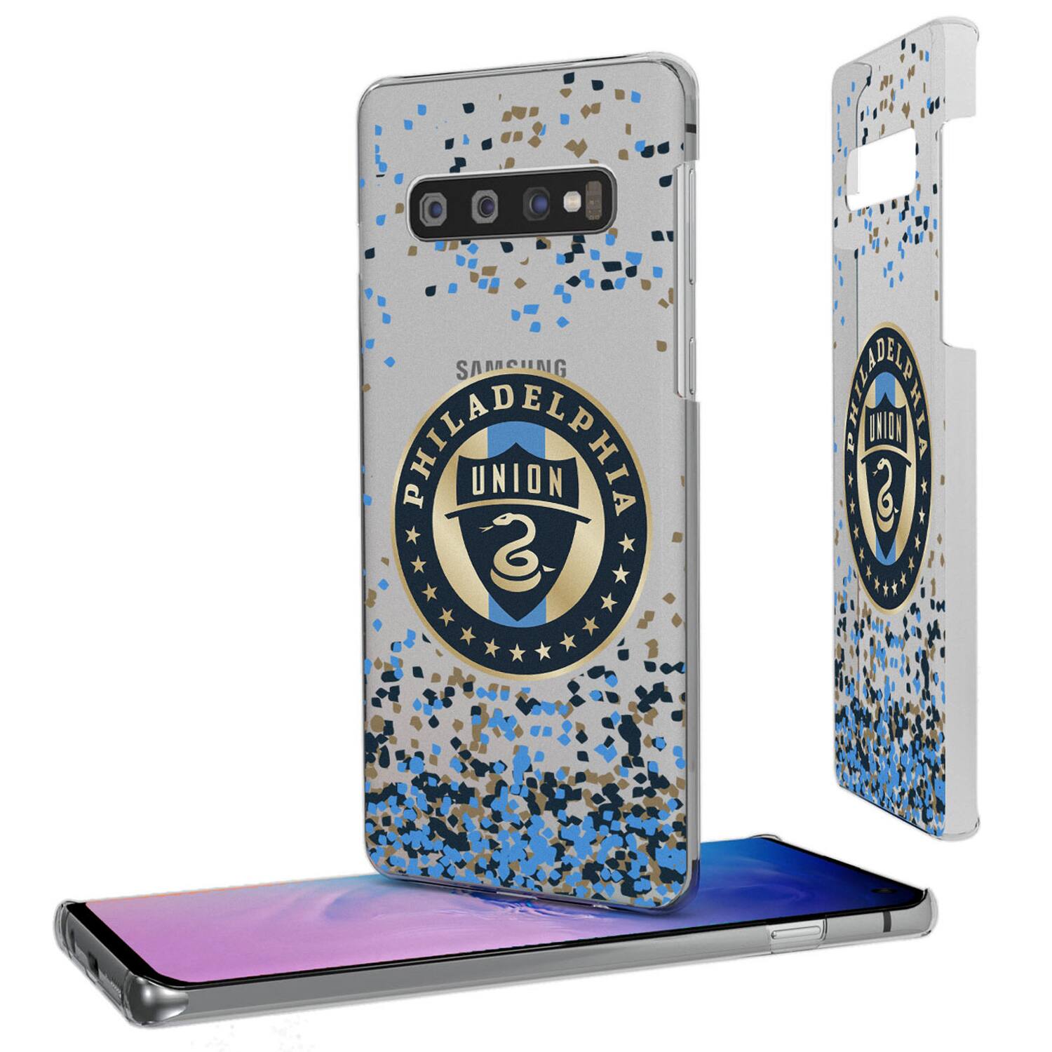 Keyscaper MLS Philadelphia Union Galaxy Confetti Clear Case S24 ...