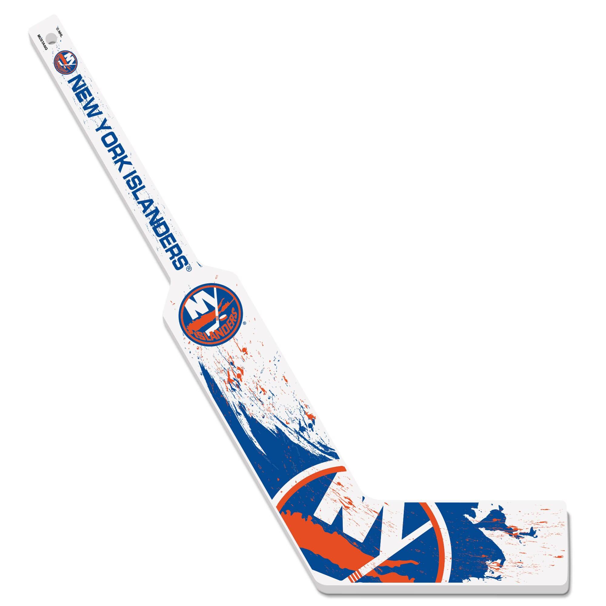 Mustang Drinkware New York Islanders Goalie Splatter Mini Hockey Stick ...