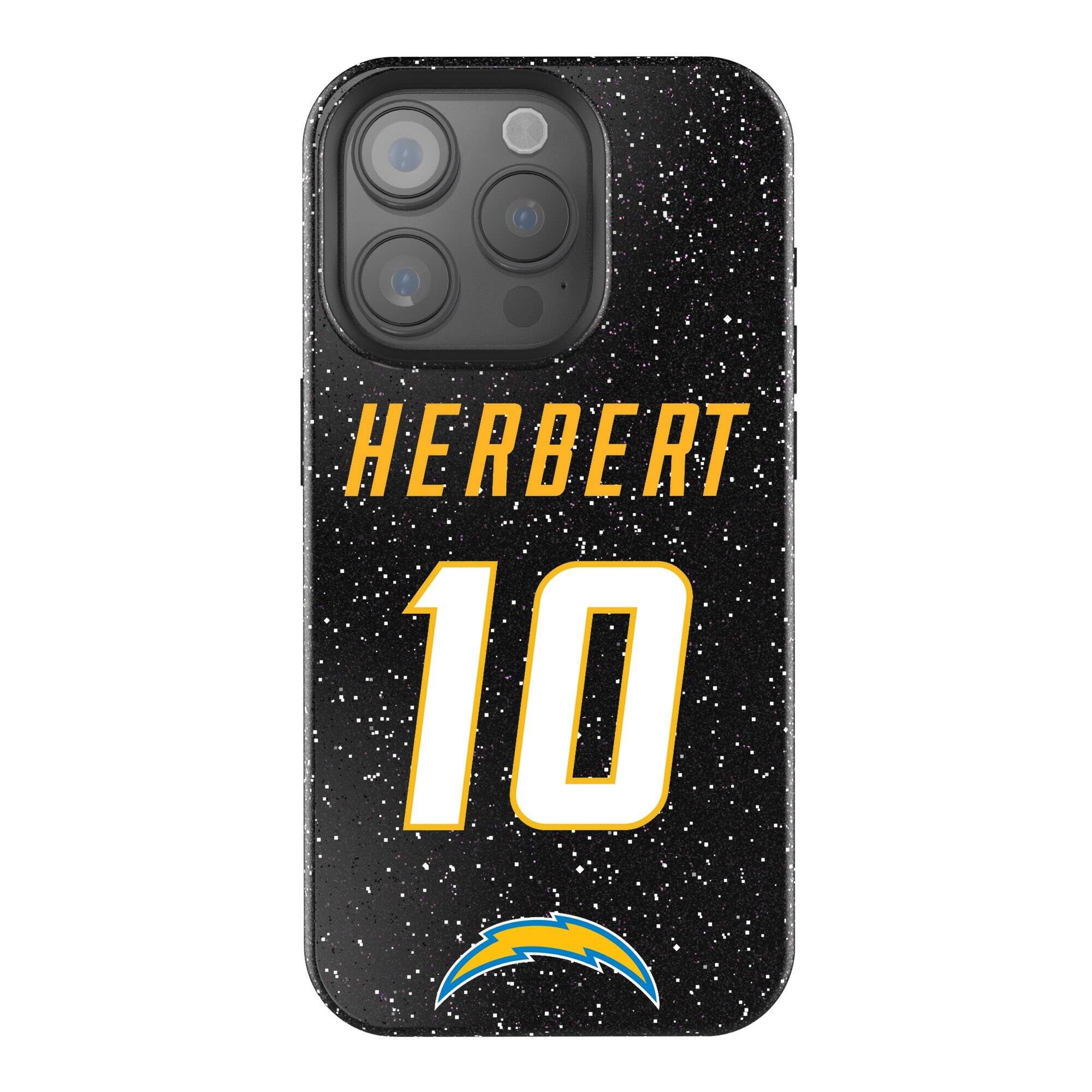 Keyscaper NFL Justin Herbert Los Angeles Chargers Bling iPhone Case 16 ...