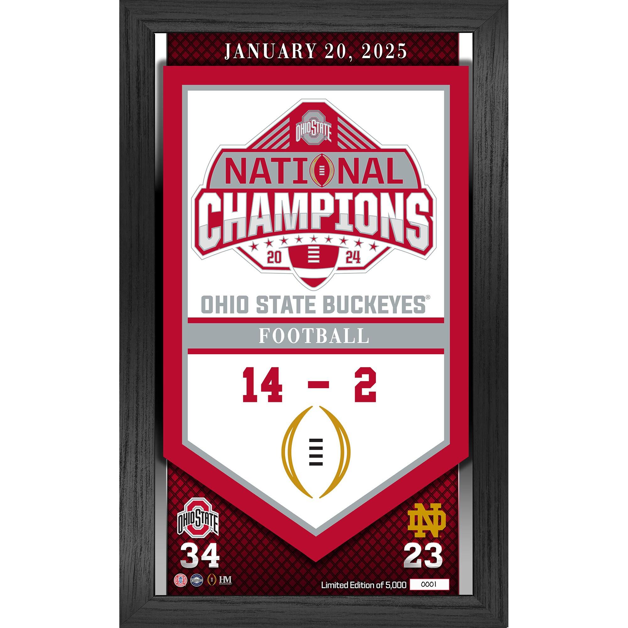 Highland Mint Ohio State Buckeyes College Football Playoff 2024 ...