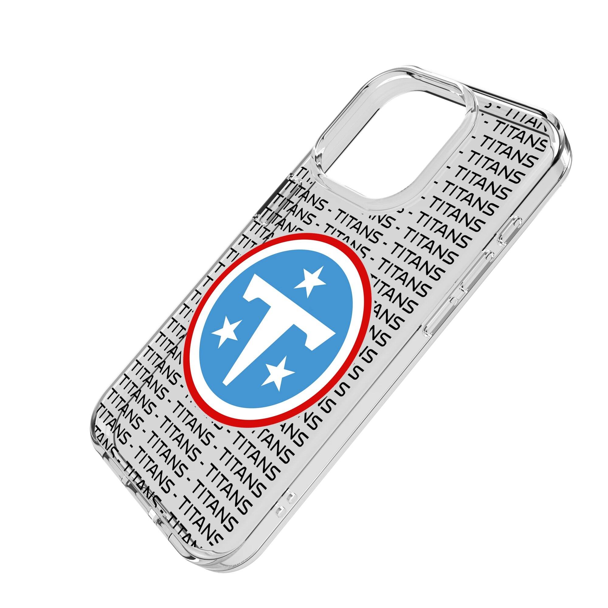 Keyscaper NFL Tennessee Titans iPhone Clear Text Backdrop Design Case ...