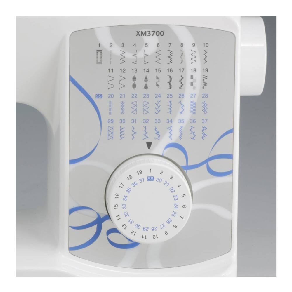 Brother XM3700 74 Stitch Function Free Arm Sewing Machine with LED ...