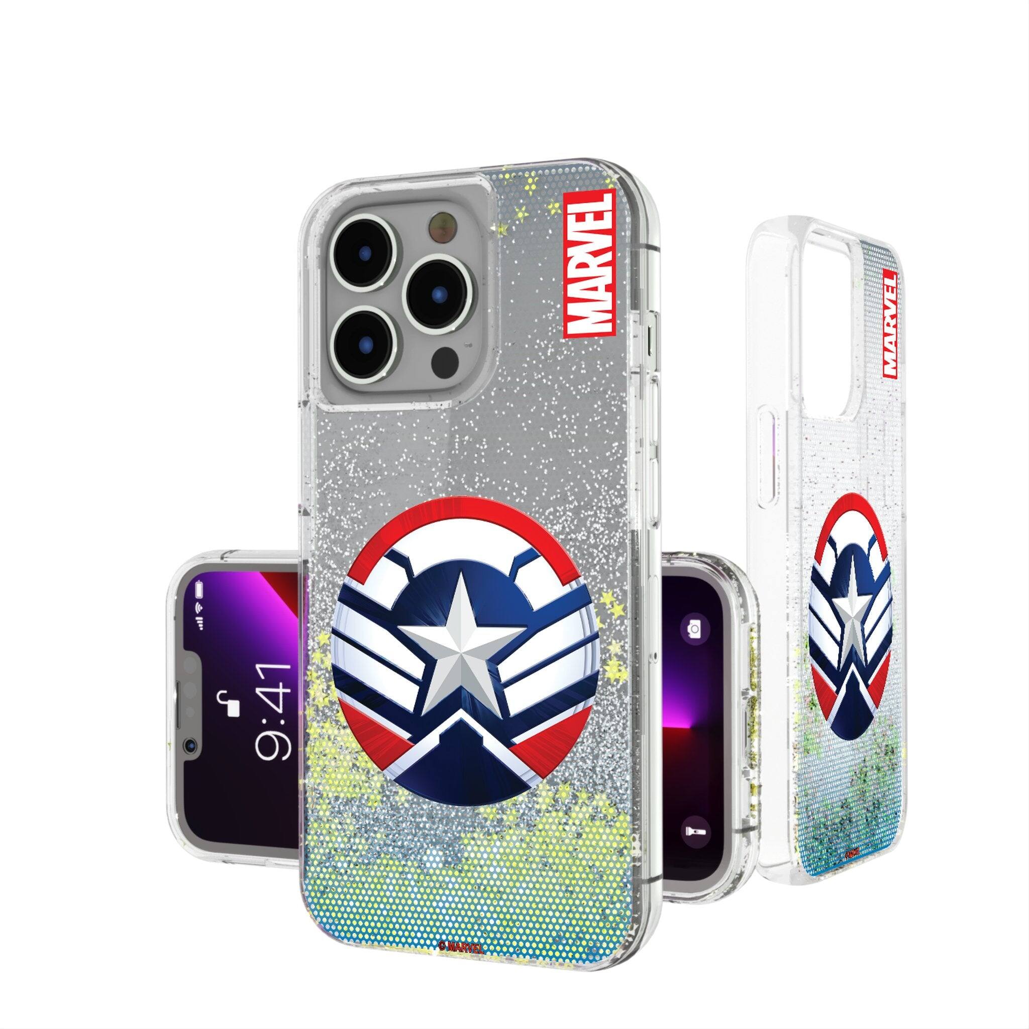 Keyscaper Marvel Grid Glitter Phone Case Apple iPhone 14 Pro Max Sam ...
