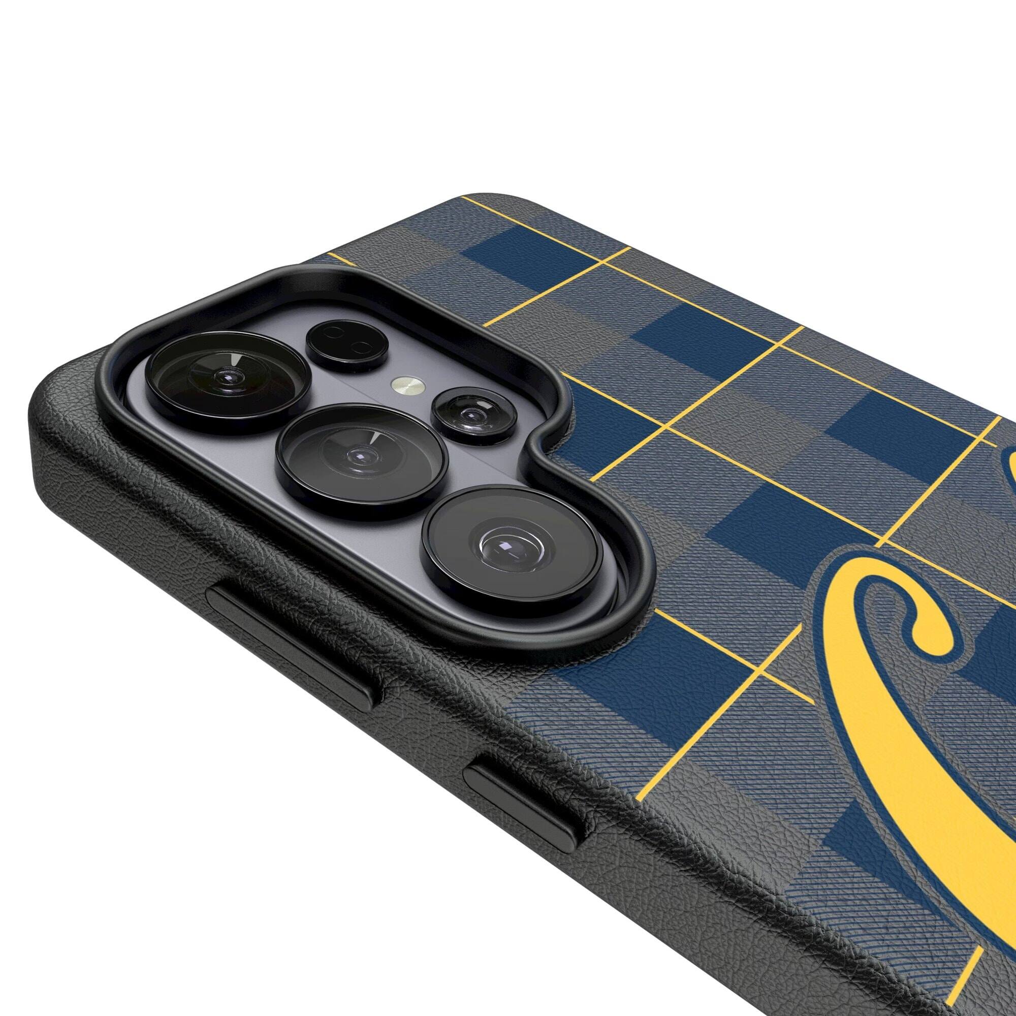 Keyscaper NCAA Cal Bears Plaid Galaxy Magnetic Bump Case S24 Ultra ...