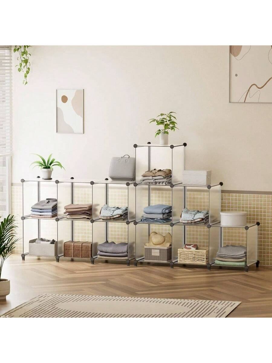 Live At Space 6 Cube Storage Organizer, Closet Organizer Cabinet Shelf ...