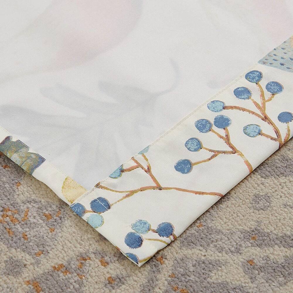 Barefoot Bungalow Willow 2 Panel And 2 Tie Back with 3" Rod Pocket ...