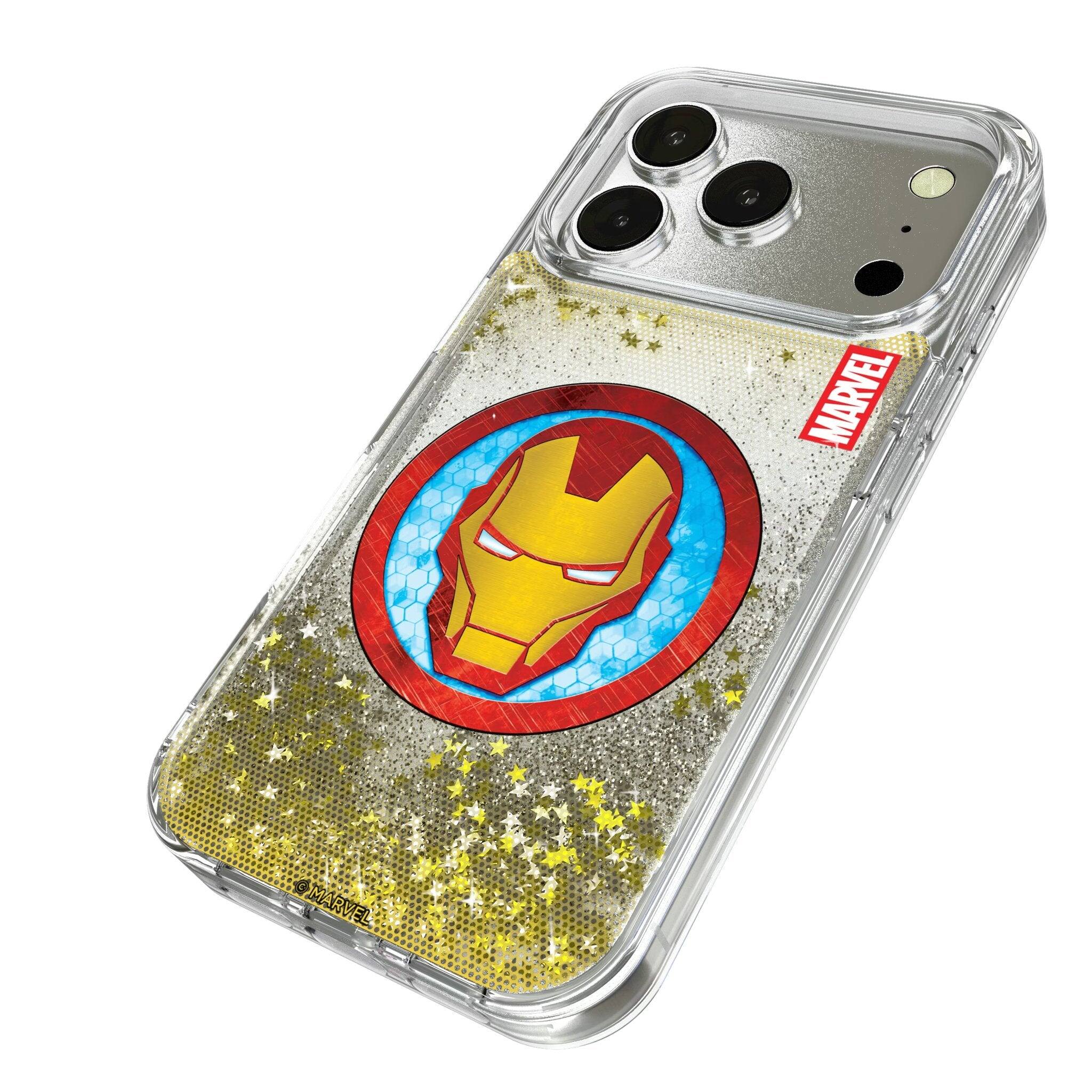 Keyscaper Marvel Grid Glitter Phone Case Apple iPhone 17 Iron Man ...