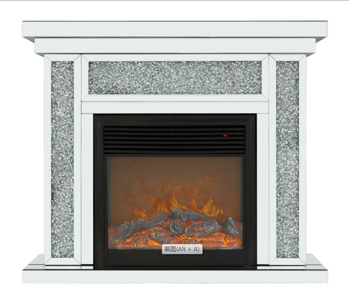 APRILSOUL High English Inch Acrylic Diamond Mirror Wall Furnace Frame ...