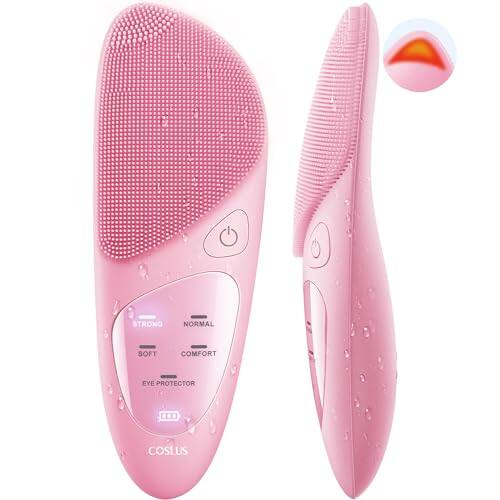 DORLUKFU Facial Cleansing Brush Silicone Face Scrubber: Waterproof ...
