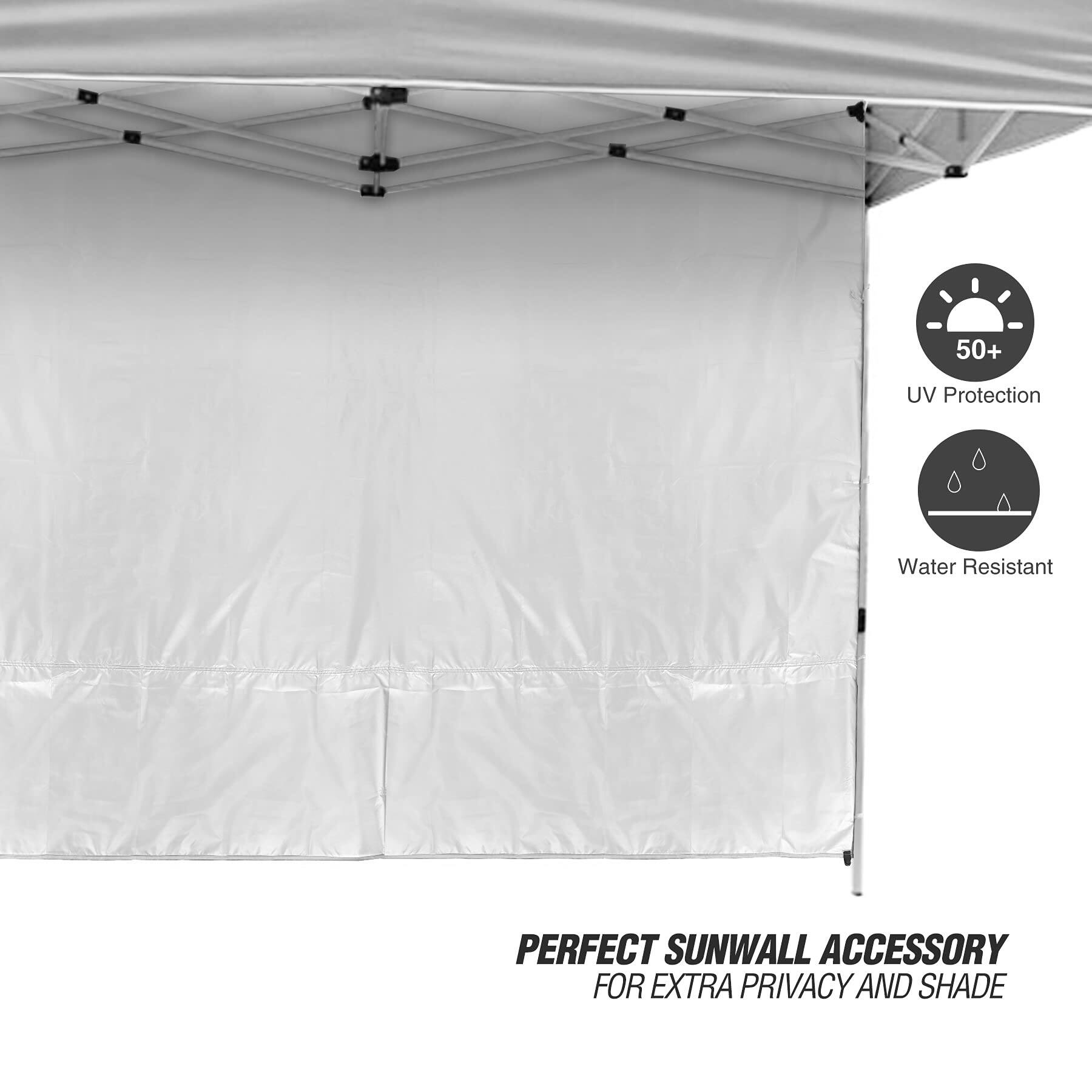 Paradigms Interiors Instant Sidewall For Pop Up Sunwall Whitesilver ...